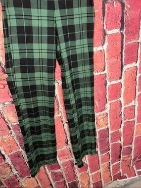 Planet Blue | Pants & Jumpsuits | Princess Polly Green Black Plaid Wide ...